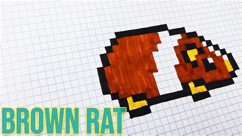 How To Draw Brown Rat Rat Drawing Handmade Pixel Art YouTube