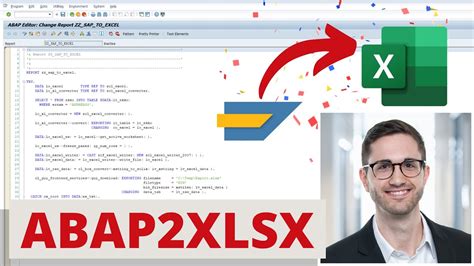 Abap Xlsx Sap Data To Excel Within Abap Youtube