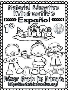 Material interactivo del primer grado de español del mes de octubre