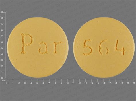 Pill Finder Par 564 Yellow Round Medicine
