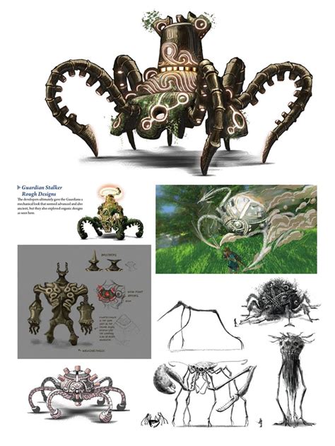 Guardian Stalker Art The Legend Of Zelda Breath Of The Wild Art
