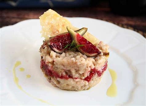 Risotto De Figo Gorgonzola E Presunto Cru Receita Petitchef