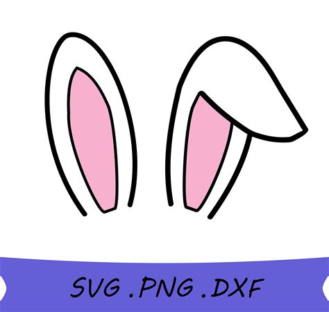 Floppy Bunny Ear Svg Floppy Rabbit Ear Svg Floppy Bunny Ear Png Easter Bunny Svg Easter