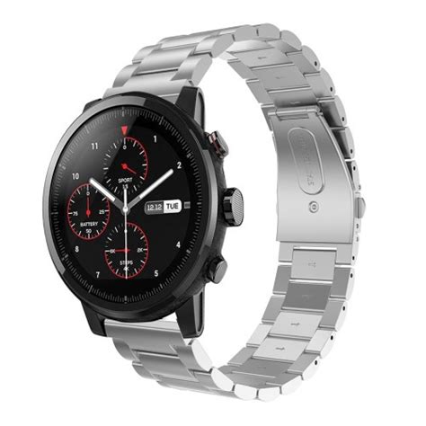 Stainless Steel Λουράκι Xiaomi Amazfit 2 stratos Silver OEM