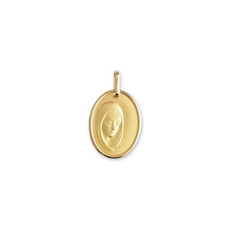 Achat Médaille de baptême Vierge en or jaune
