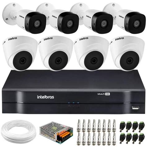 Kit C Meras De Seguran A Intelbras Completo Dvr Ch C Meras Vhc