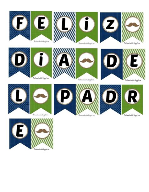 Banderines Feliz Día Del Padre Para Imprimir Día Del Padre C61
