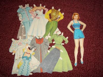 Vintage Debbie Reynolds Paper Doll Antique Price Guide Details Page