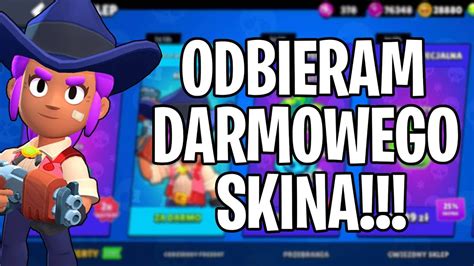 Odbieram Darmowego Skina W Brawl Stars Brawl Stars Polska YouTube