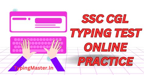SSC CGL Typing Test Online Typing Master