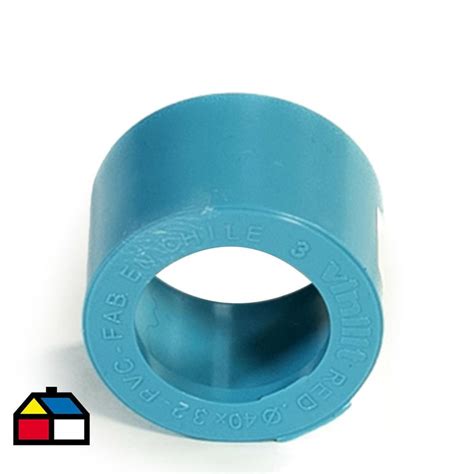 Buje Reducción corta PVC P Cementar 40mm x 32mm 1u Sodimac Chile