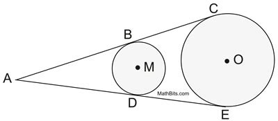 Practice With Tangents Mathbitsnotebook Geo