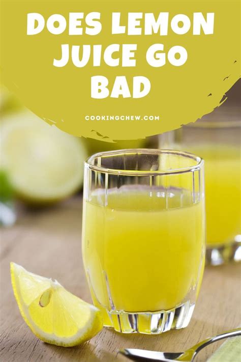 Does Lemon Juice Go Bad Storage Tips More Recipe Juice How To