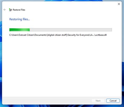 How To Restore Files And Folders From A Windows Backup