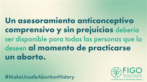 28 de septiembre Día Internacional del Aborto Seguro Figo