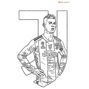 Ronaldo Imprimez Gratuitement Vos Coloriages Avec La Star Du