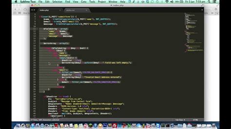 php contact form with jquery validation youtube