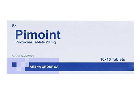 Công dụng thuốc Pimoint 20mg Vinmec