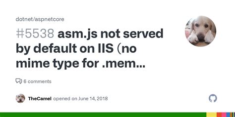 Asm Js Not Served By Default On IIS No Mime Type For Mem Files