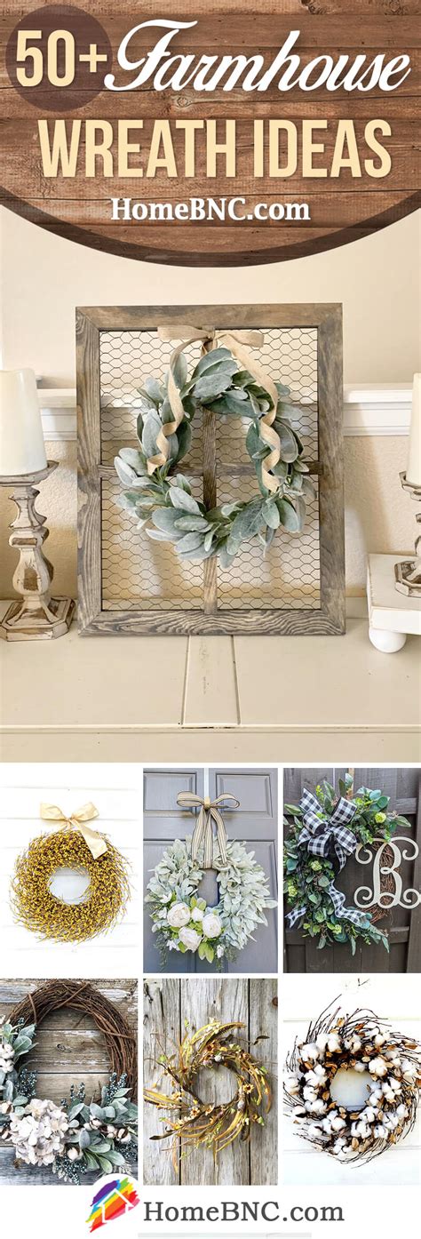 50 Best Rustic Farmhouse Wreath Ideas And Designs For 2021