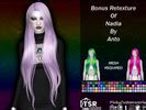 The Sims Resource Bonus Retexture Of Nadia Hair Overlay By Anto