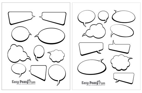 Free Printable Comic Book Blank Pages Easy Peasy And Fun