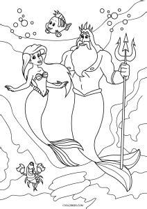 Coloriages La Petite Sirène Coloriages Gratuits à Imprimer