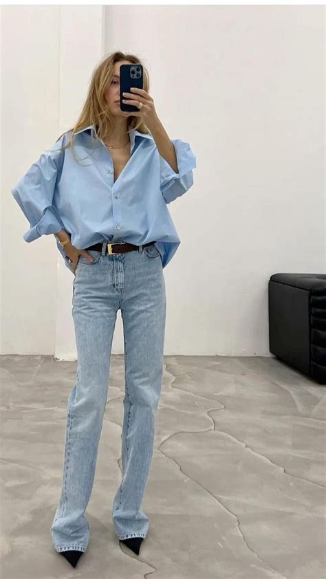 70 Chic Oversized Shirt Outfit Ideas 2023 How To Style An Oversized