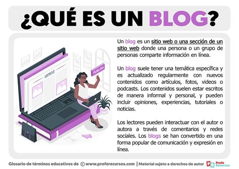 Qu Es Un Blog Definici N De Blog