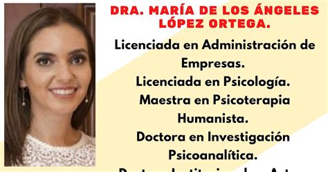Entrevista Académica Dra María de los Ángeles López Ortega
