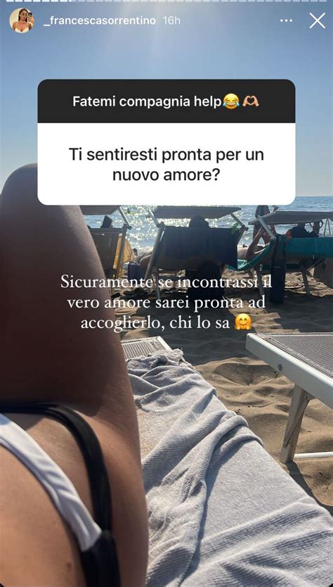 Francesca Sorrentino Svela Se Le Manca Manuel Maura