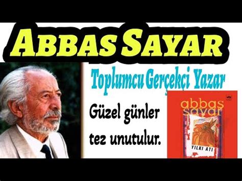 Toplumcu Gerçekçi 10 Hikaye Roman Abbas Sayar Yılkı Atı Roman Özeti Köy