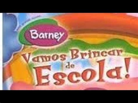 Barney Vamos Brincar De Escola DVD Menu Marcelo YouTube