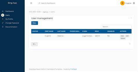 User Management React Template Built With React Node Js And PostgreSQL