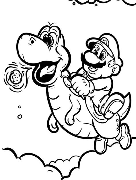 25 Desenhos Do Yoshi Para Imprimir E Colorir Pintar