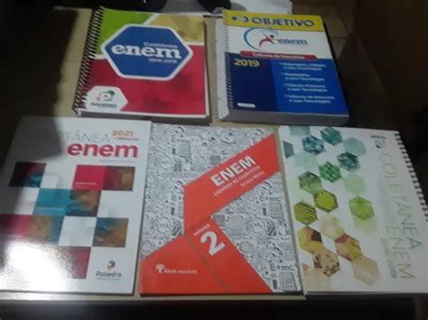 Apostilas Coletânea Enem Sist De Ensino Poliedro 05 Volumes
