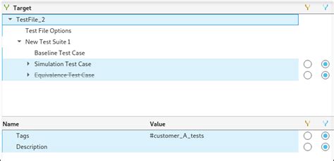 compare and merge test files matlab and simulink