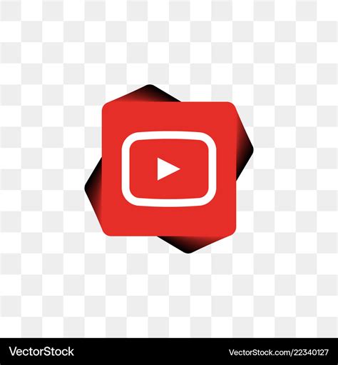 Youtube Social Media Icon Design Template Vector Image