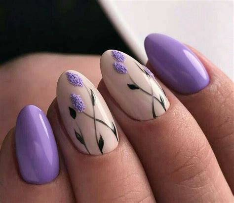 Lavander nails 5 diseños de uñas en color lila para lucir la