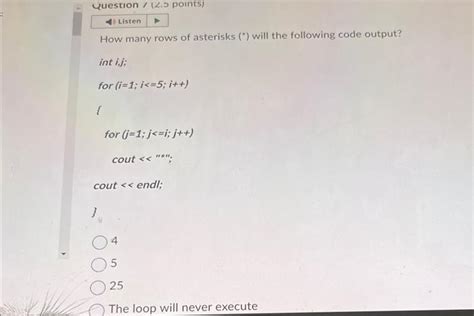 solved what is the output of the following c code count