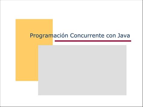 programacion concurrente java pptx