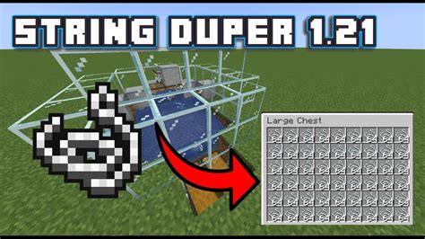 How To Create A String Duper In Minecraft Youtube