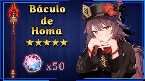 Buscando o Báculo de Homa pra Hu Tao Xiao Banner de Arma Genshin