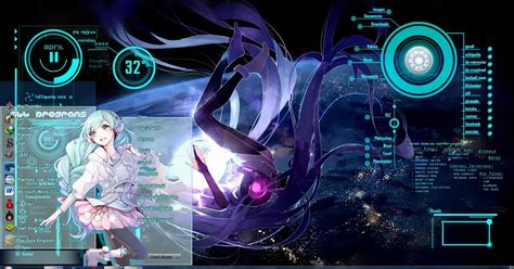 Anime Batch Vocaloild Hatsune Miku Rainmeter