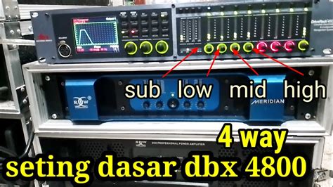 Cara Setting Dlms DBX 4800 Simpel YouTube