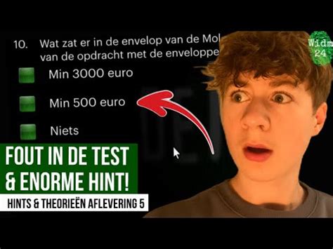 Test Verklapt De Mol WIDM 24 YouTube