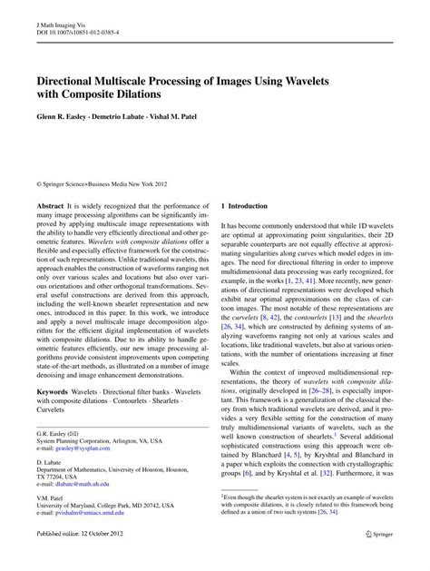 pdf directional multiscale processing of images using …pvishalm journal pub nonsub composite