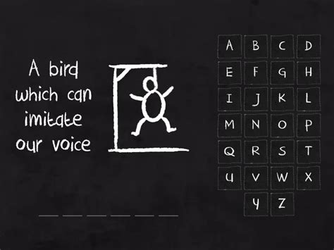 Birds Beaks And Claws Hangman