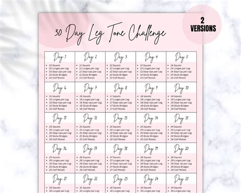 30 Day Leg Challenge