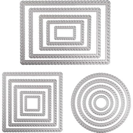 3 Set Stanzformen Scrapbook Stanzschablonen Metall Schneide Vorlage